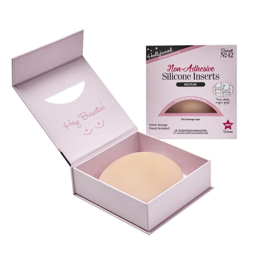 Non-Adhesive Silicone Inserts – Hollywood Fashion Secrets